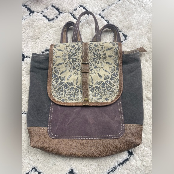 Myra Bag | Bags | Myra Bag Daisy Delight Upcycled Canvas Backpack ...